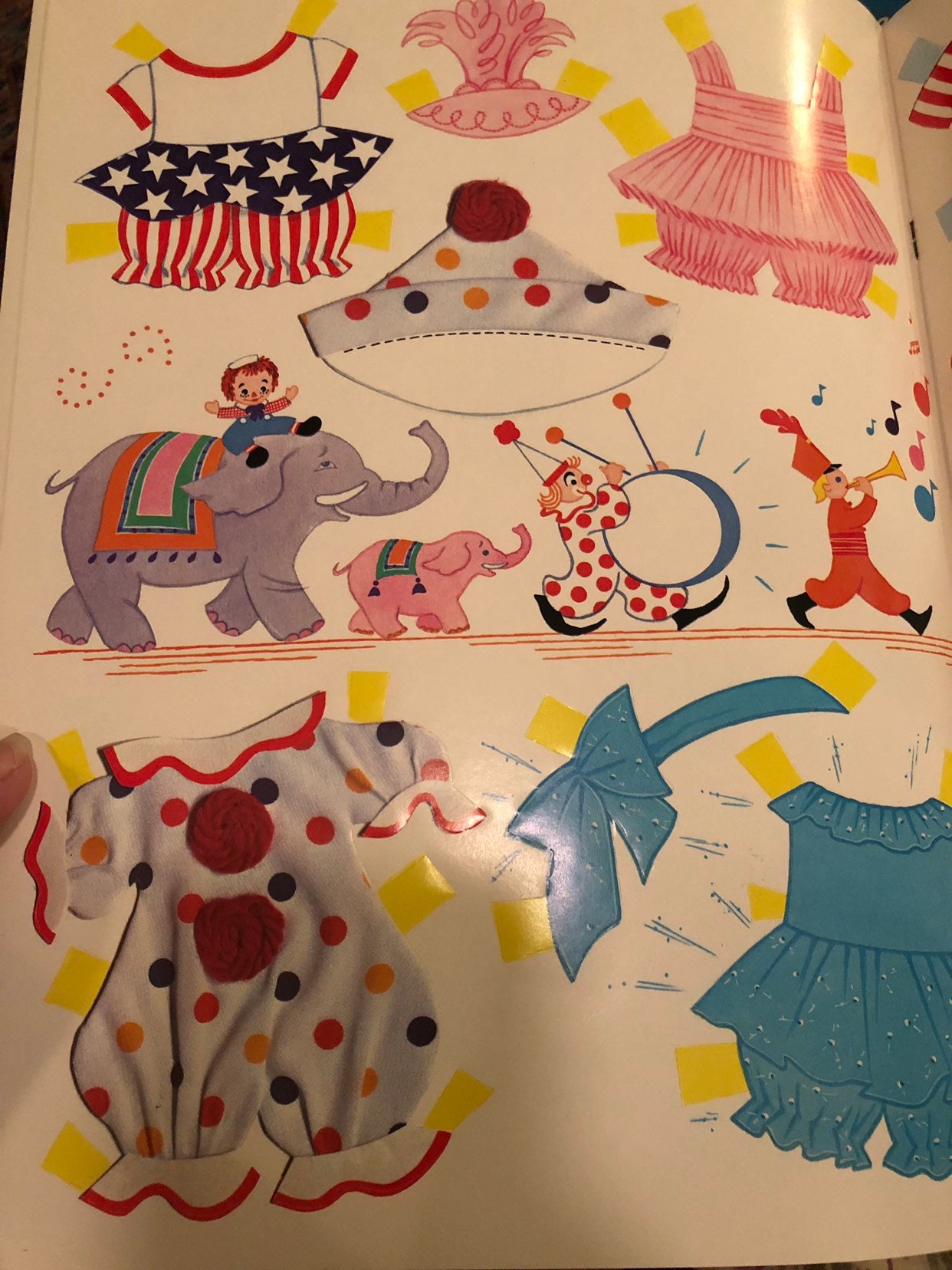 Raggedy Ann and Andy Circus Themed Paper Dolls Whitman Books | Etsy