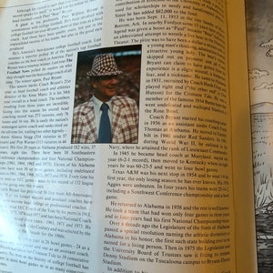 1978 Alabama Crimson Tide Football Program Bear Bryant Bama USC ...