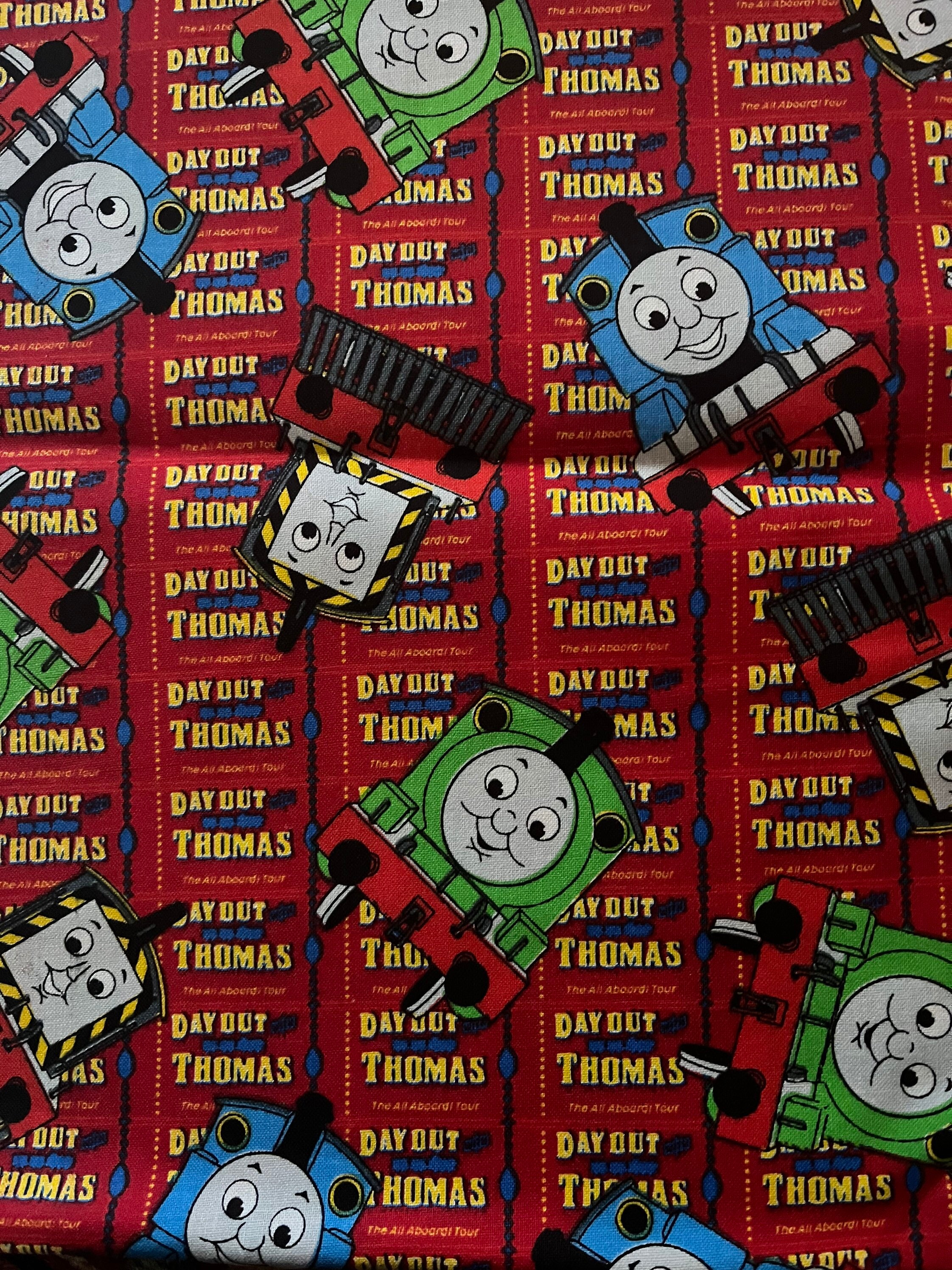 Thomas the Tank Engine Cotton Fabric Material Train Kids | Etsy
