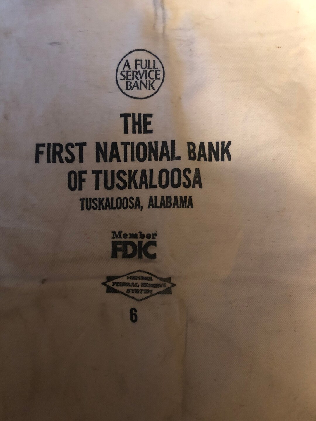 Vintage Tuscaloosa Alabama First Federal Bank Bag Tuskaloosa - Etsy New ...