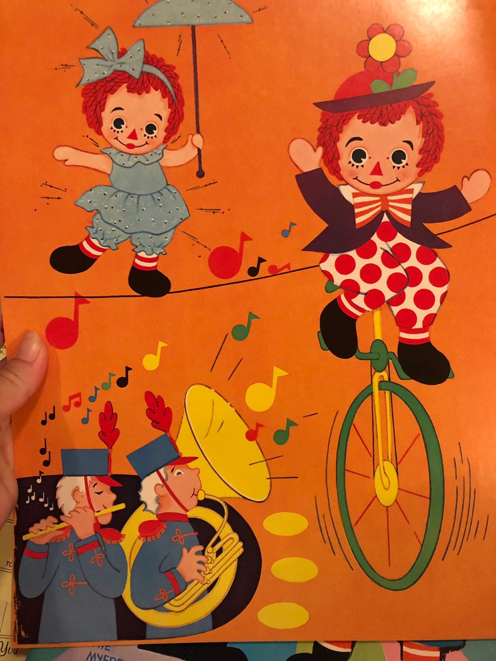 Raggedy Ann and Andy Circus Themed Paper Dolls Whitman Books | Etsy