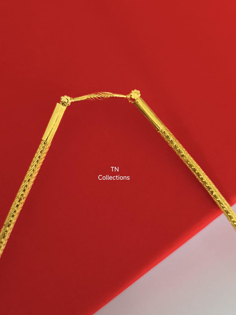 22ct Gold Plated Traditional Christian Thalikodi With Angel Thali