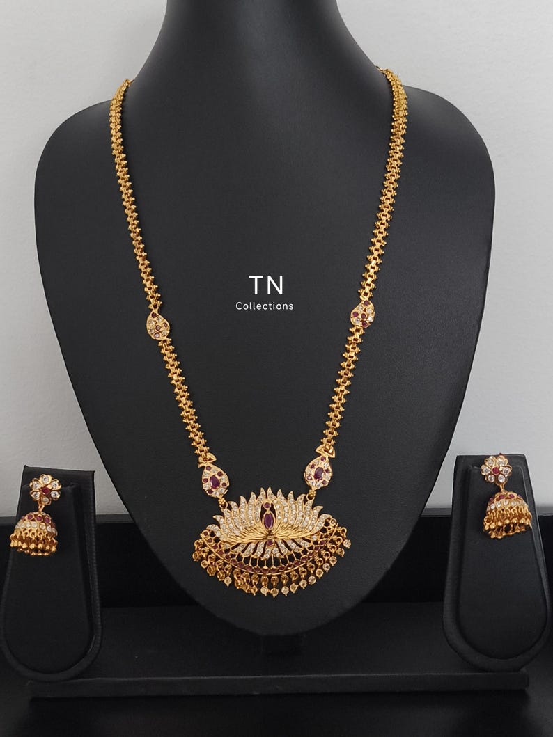 Traditional Micro Gold Plated Pathakkam - Etsy UK