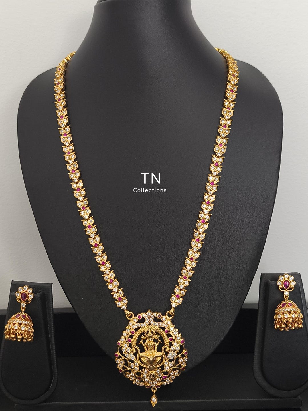 Traditional Micro Gold Plated Pathakkam - Etsy UK