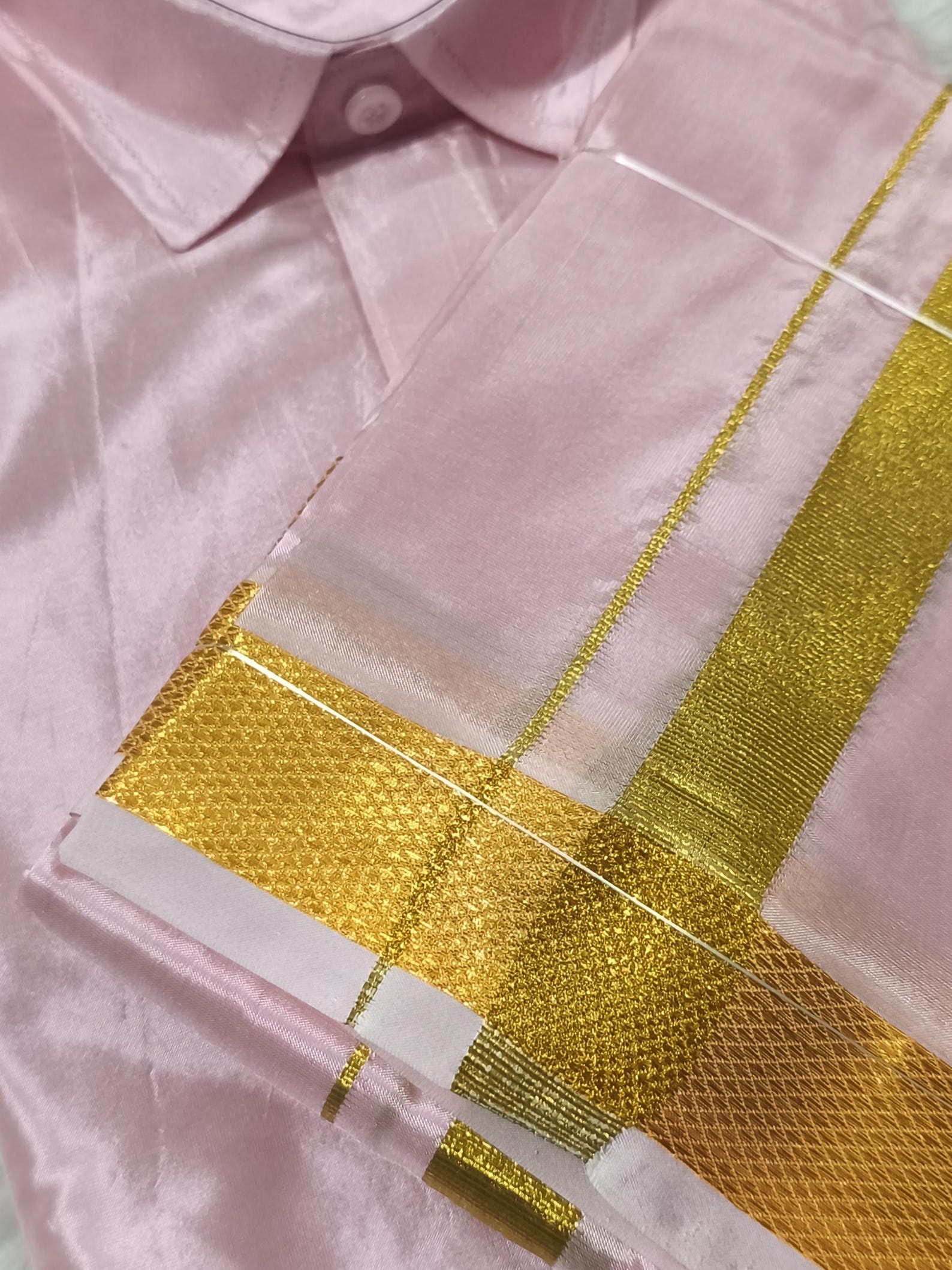 Traditional Southindian Asian Wedding Men's Veshti Shirt Sets - Etsy