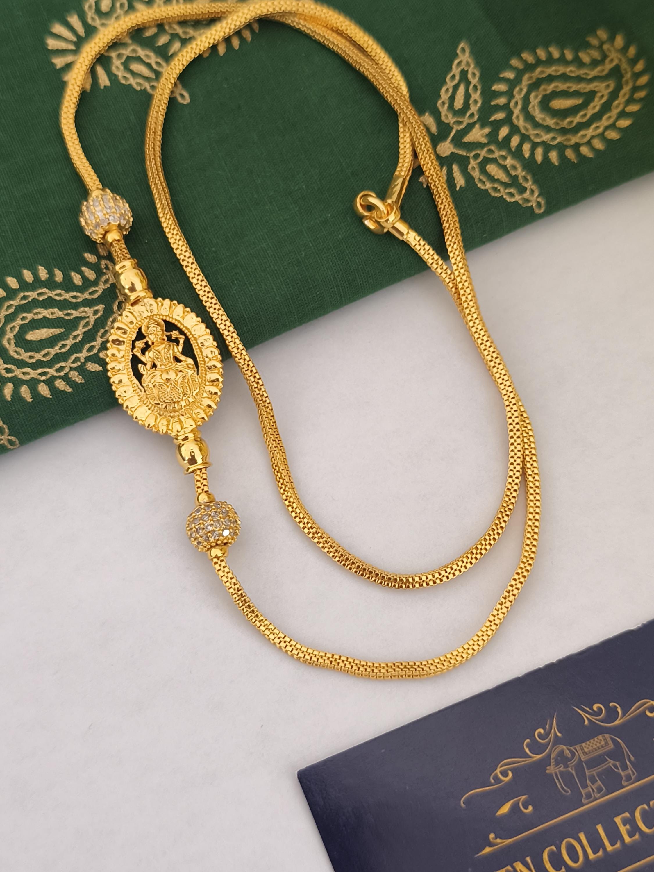 Micro Gold Plated Mop (mugappu) Chain Asian Wedding South Indian ...