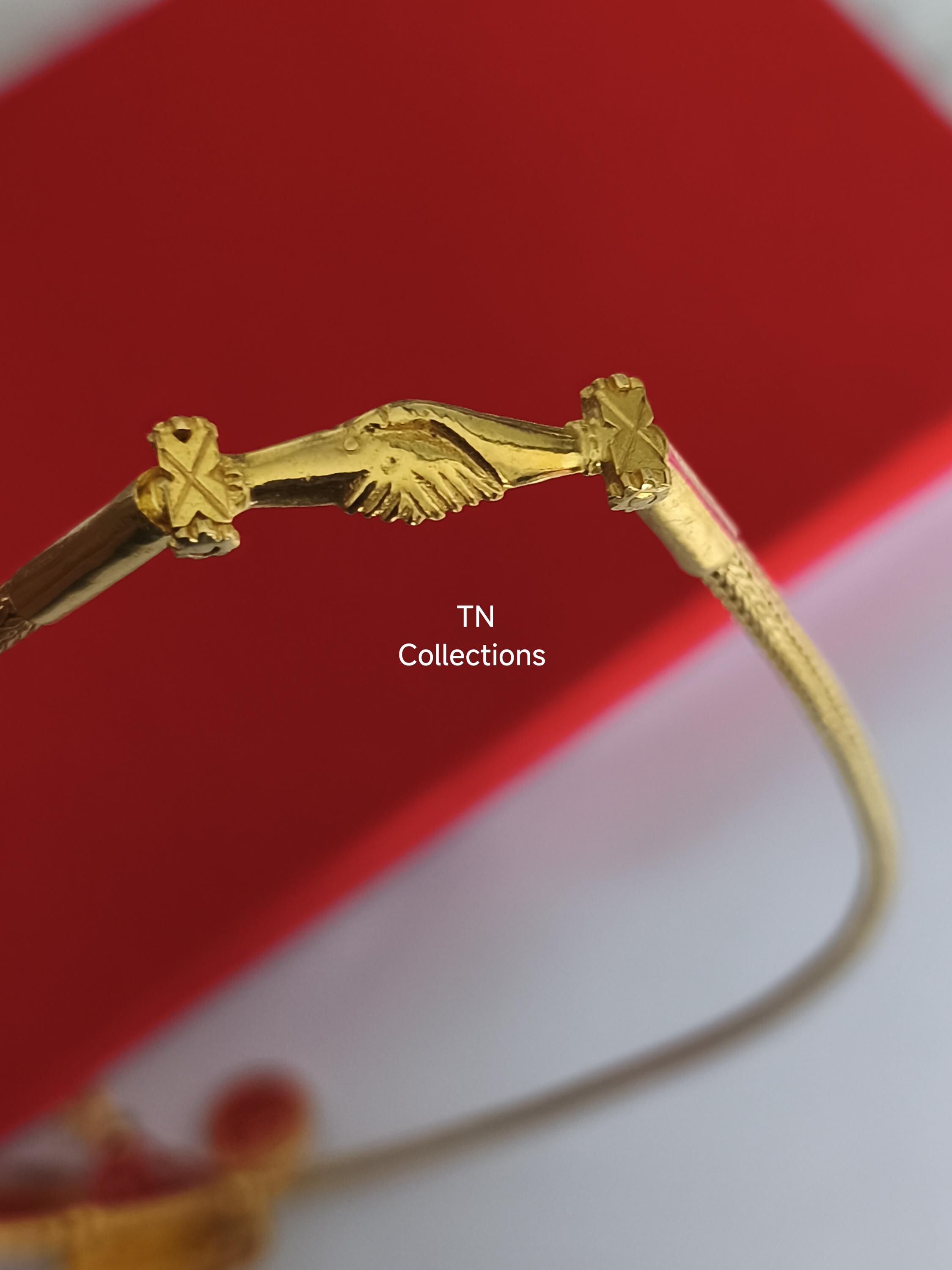 22ct Gold Plated Traditional Christian Thalikodi With Angel Thali