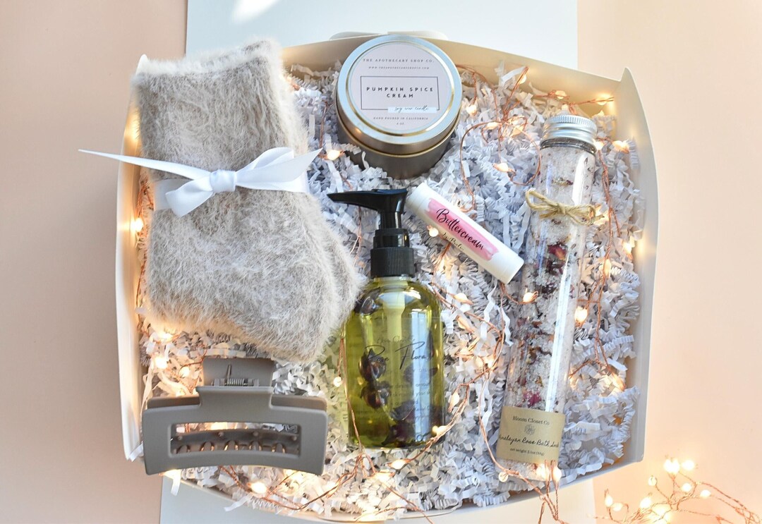 Self Care Spa Gift Box Relaxation Spa Set Unwind Gift for Mom Pamper ...