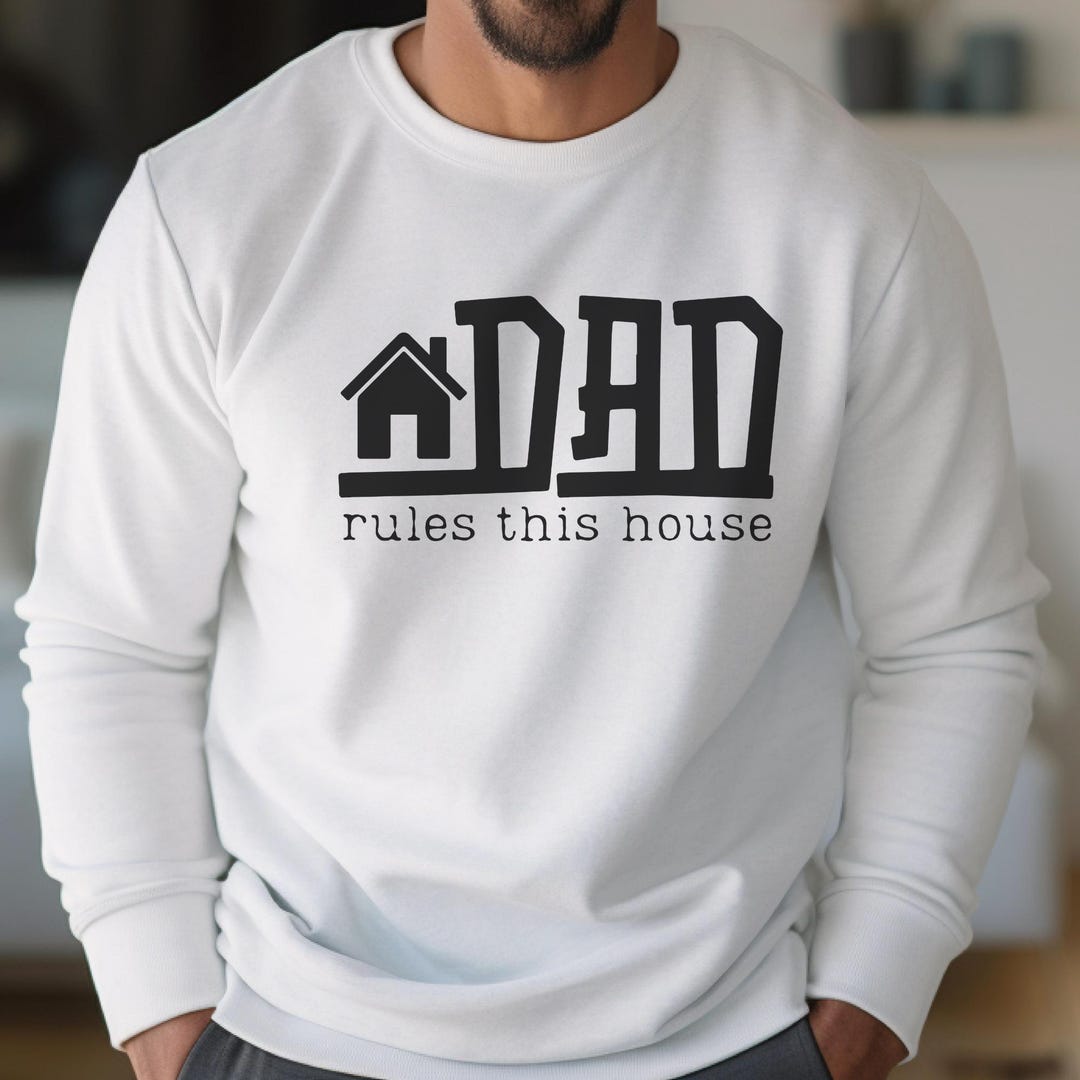 Dad Rules This House PNG, Father's Day PNG, Digital Download, PNG for ...