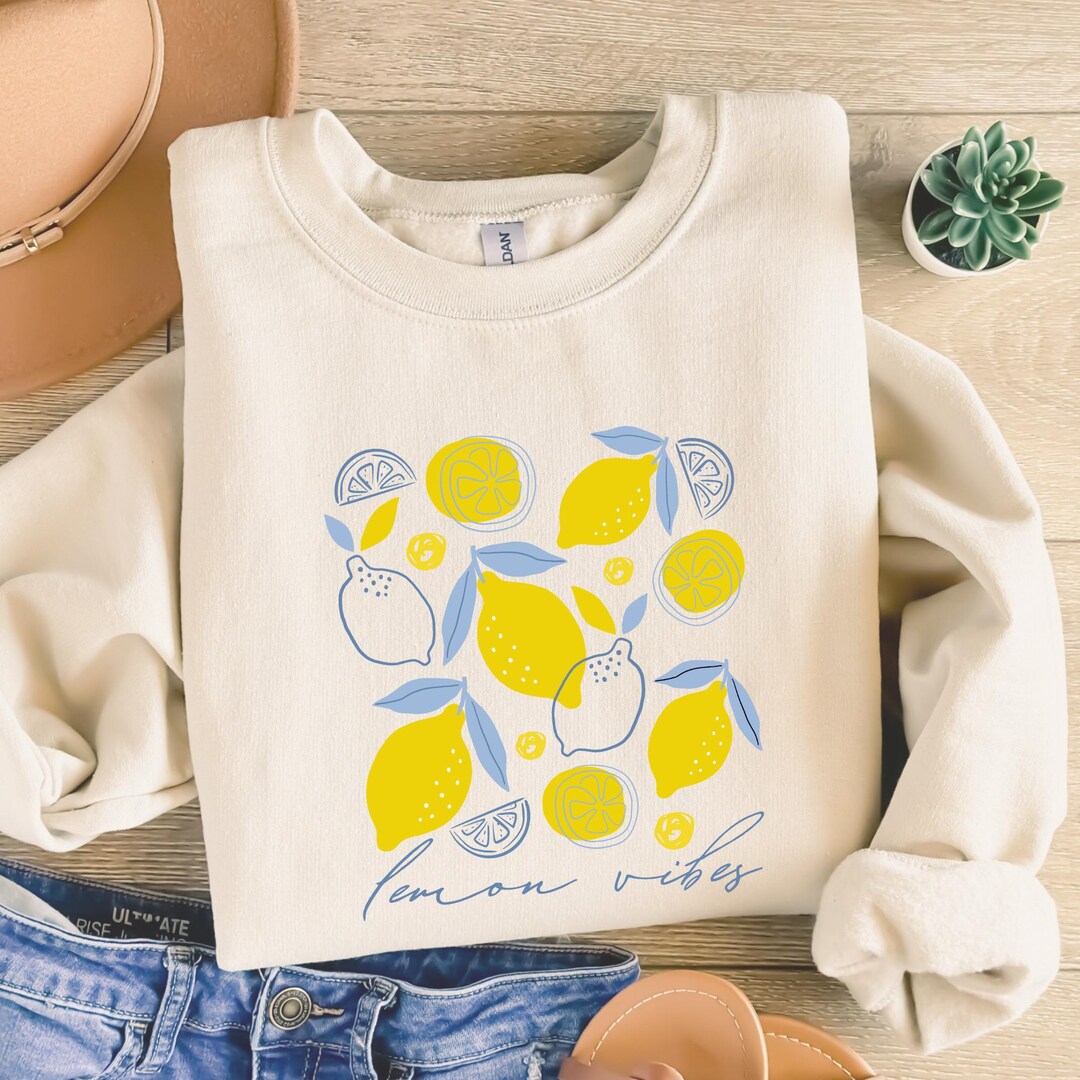 Lemon Vibes PNG, Citrus Fruit Graphics (digital Download) - Etsy