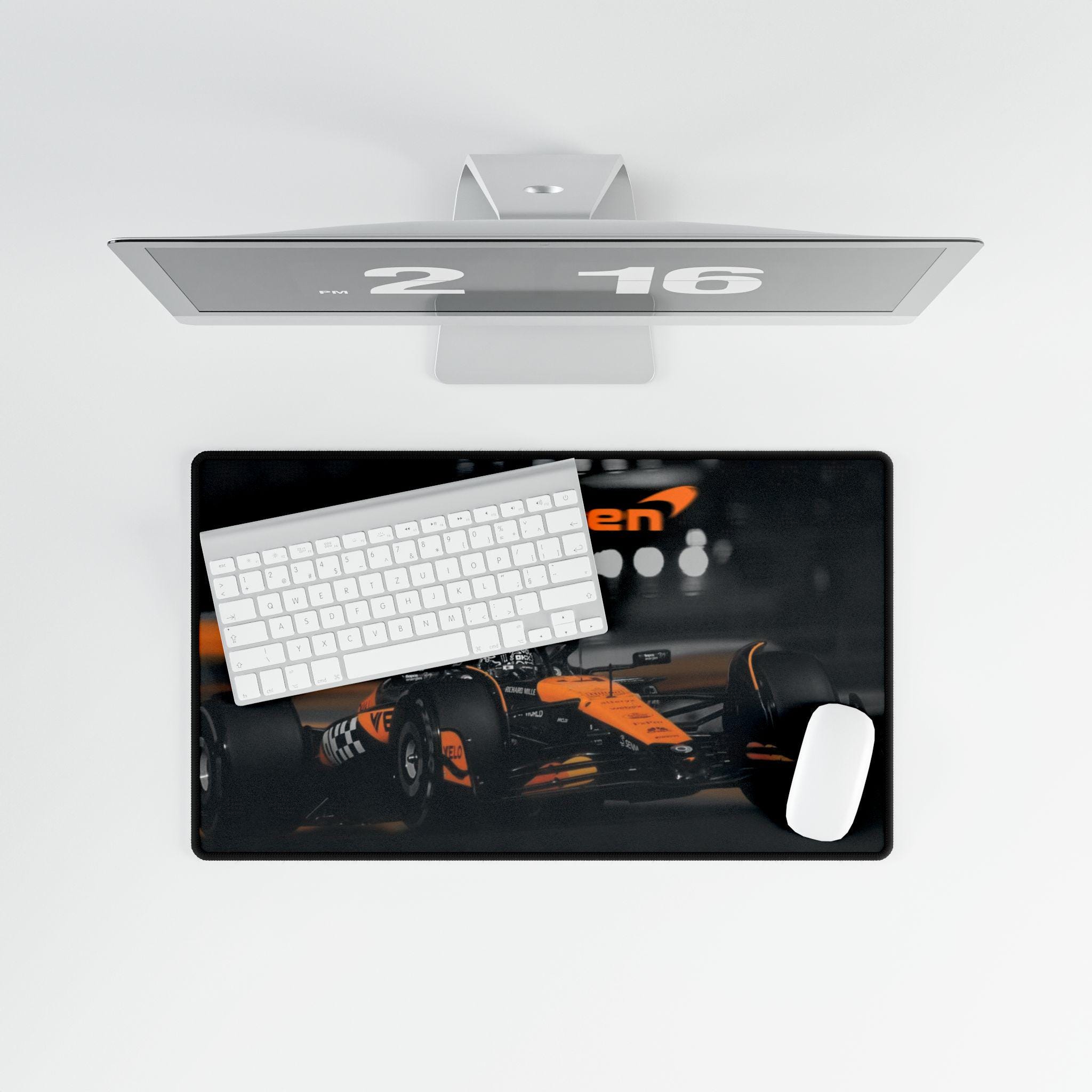 Mclaren F1 Neon Mouse Pad – Papaya Orange Racing Desk Mat - Etsy