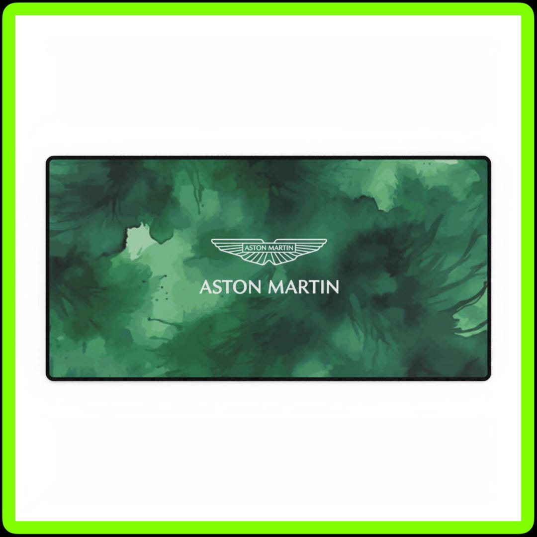 Aston Martin F1 Watercolor Mouse Pad: Racing Fan Desk Mat - Etsy