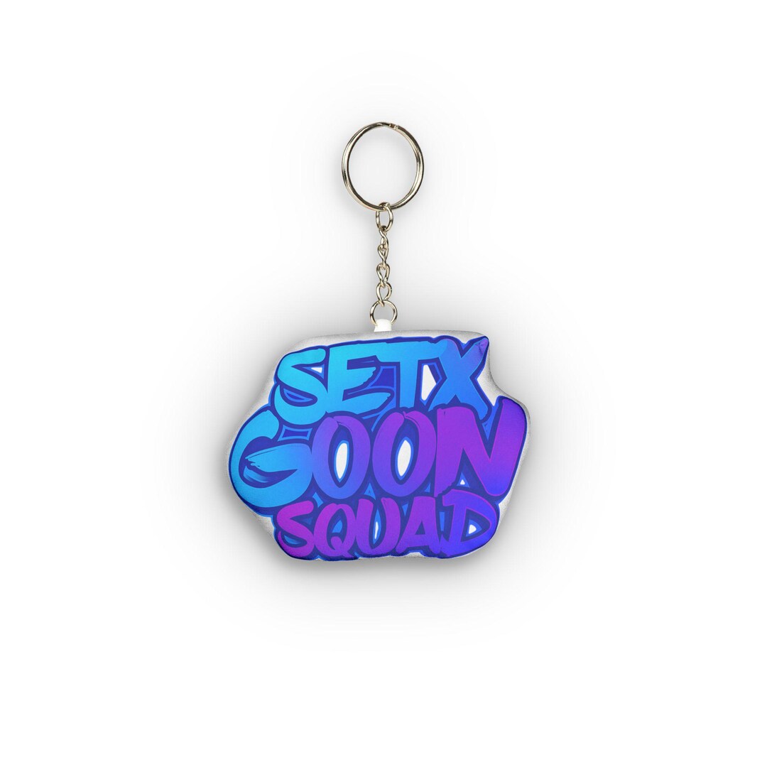 Setx Goon Squad Graffiti Keychain Plush Keychain | Custom Shape Mini ...
