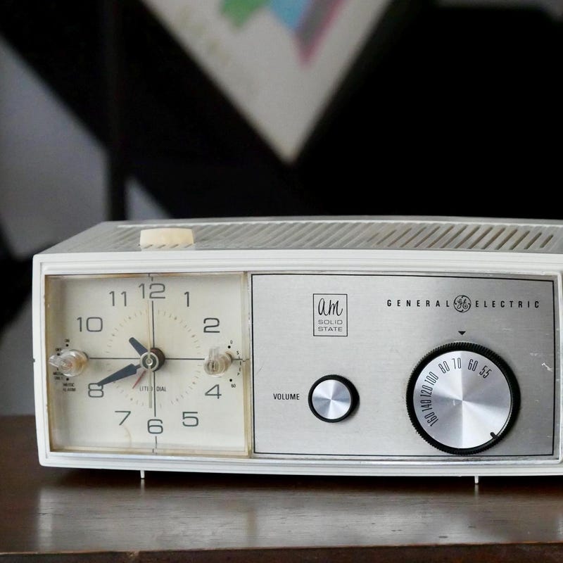 1960s Clock Radio - Etsy