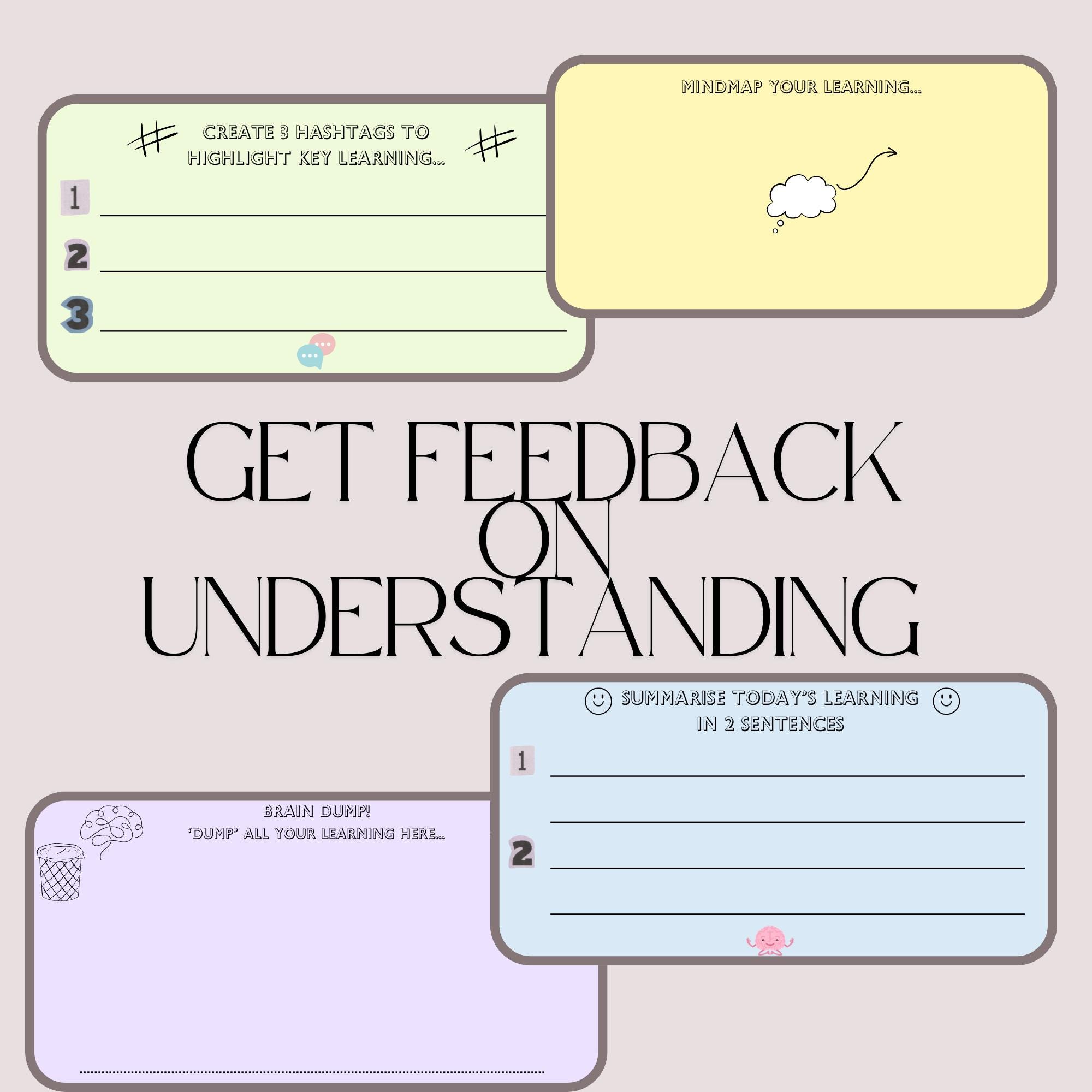 Exit Ticket Slips - Exit Cards - Formative Assessment - Learning ...