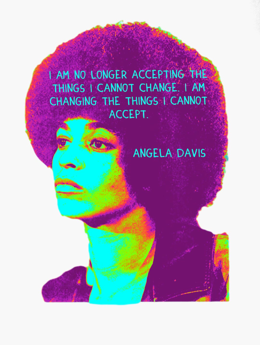 Angela Davis Quote Sticker - Resist Symbol, Black Panther - Etsy