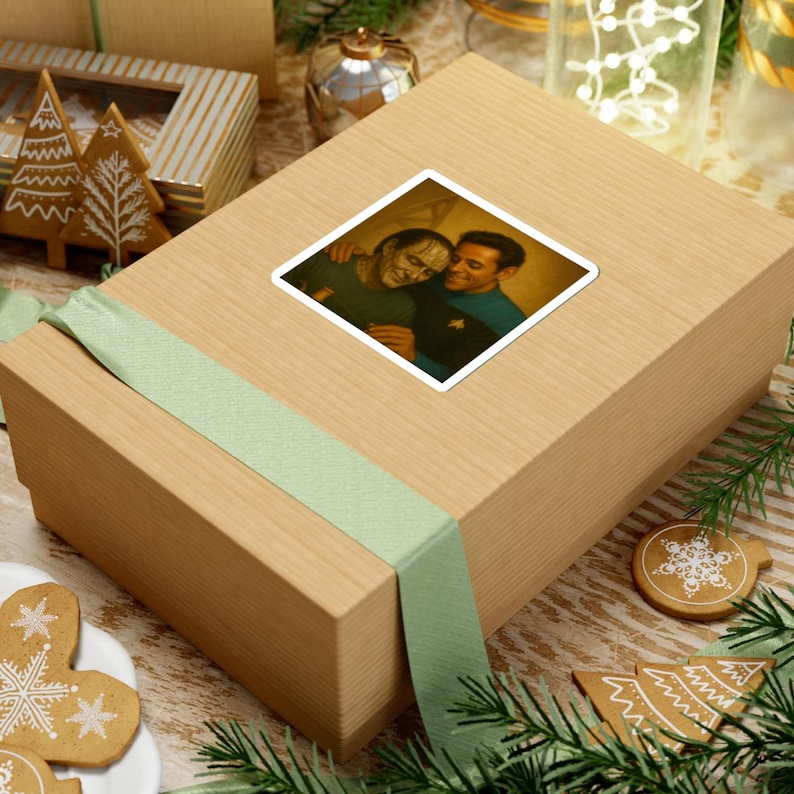 Garak Bashir Tailor Doctor Sticker Space Deep Star Nine Trek - Etsy