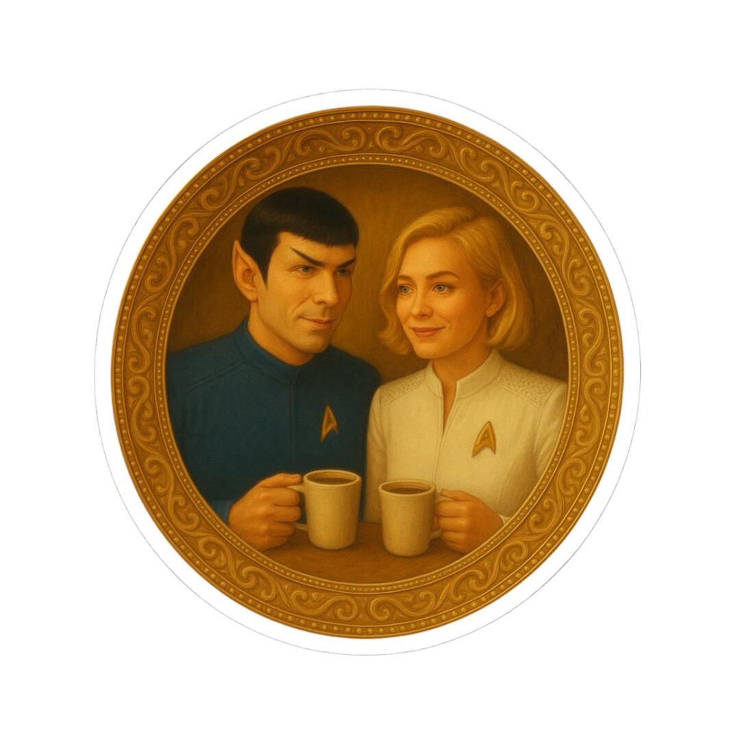 Spock Nurse Chapel Sticker Star Trek Inspired Strange New Worlds Vinyl ...