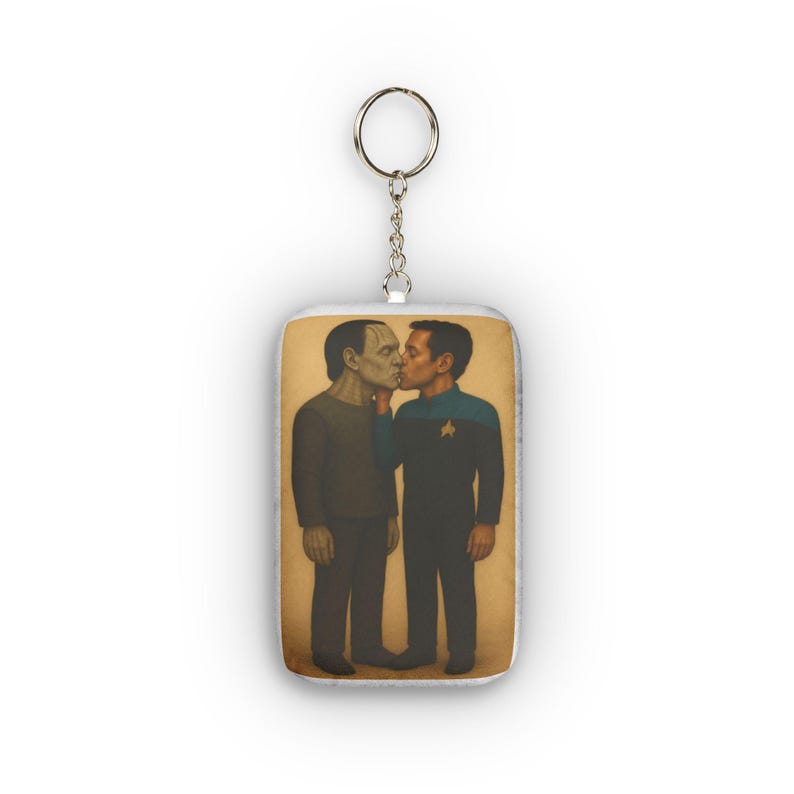 Bashir and Garak Kissing Keychain How Deep is Your Space Star Trek - Etsy