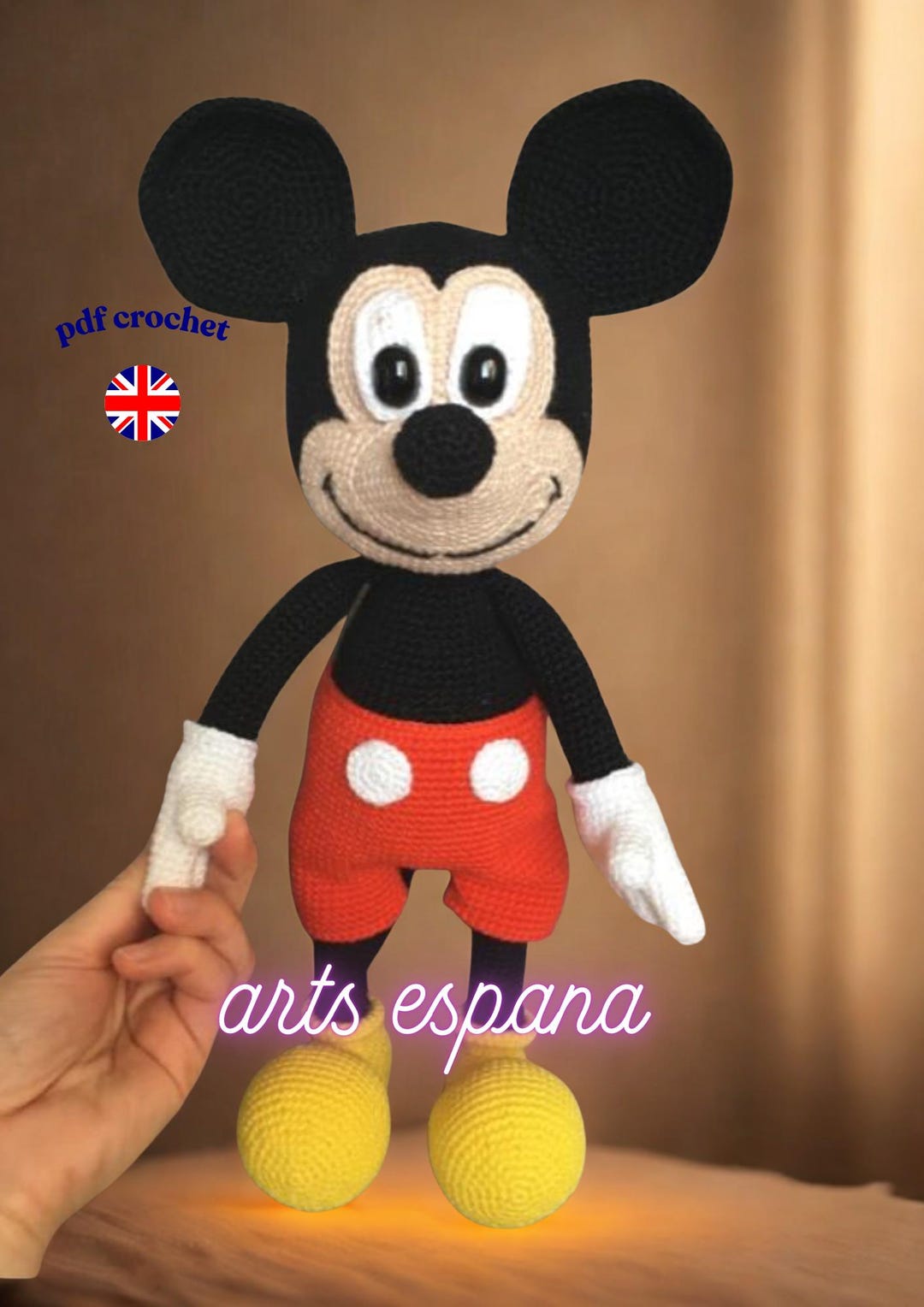 PDF Pattern to Make Your Own Mickey - Etsy