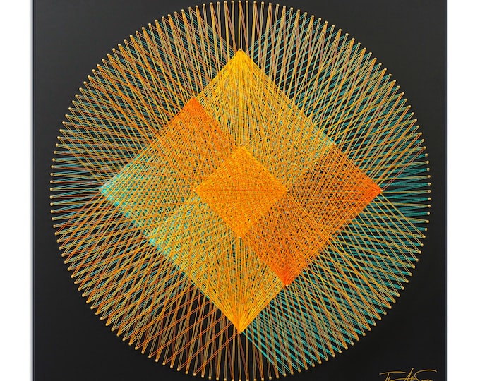 Silk Thread Art - Etsy