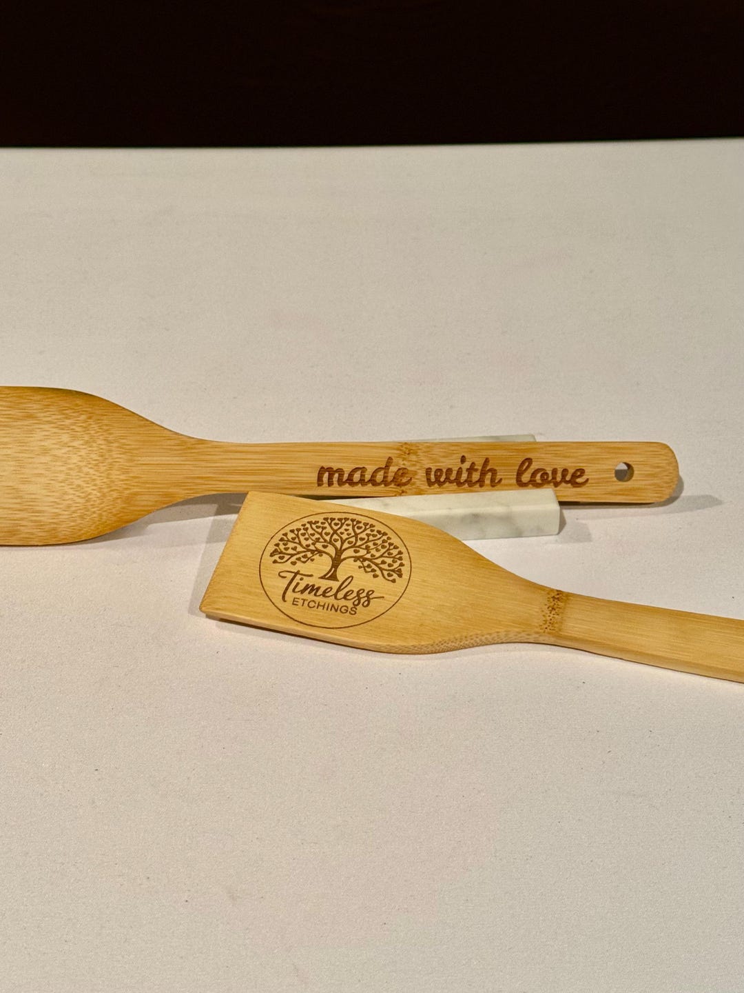 Personalized Bamboo Spatula – Custom Engraved Cooking Utensil for Chefs ...