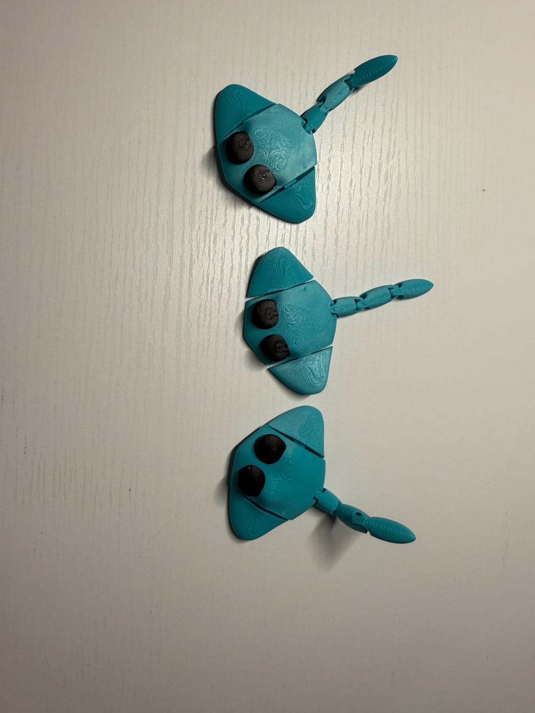 3D Printed Articulating Stingray. Flexible Fidget Toy. Sea Creature ...