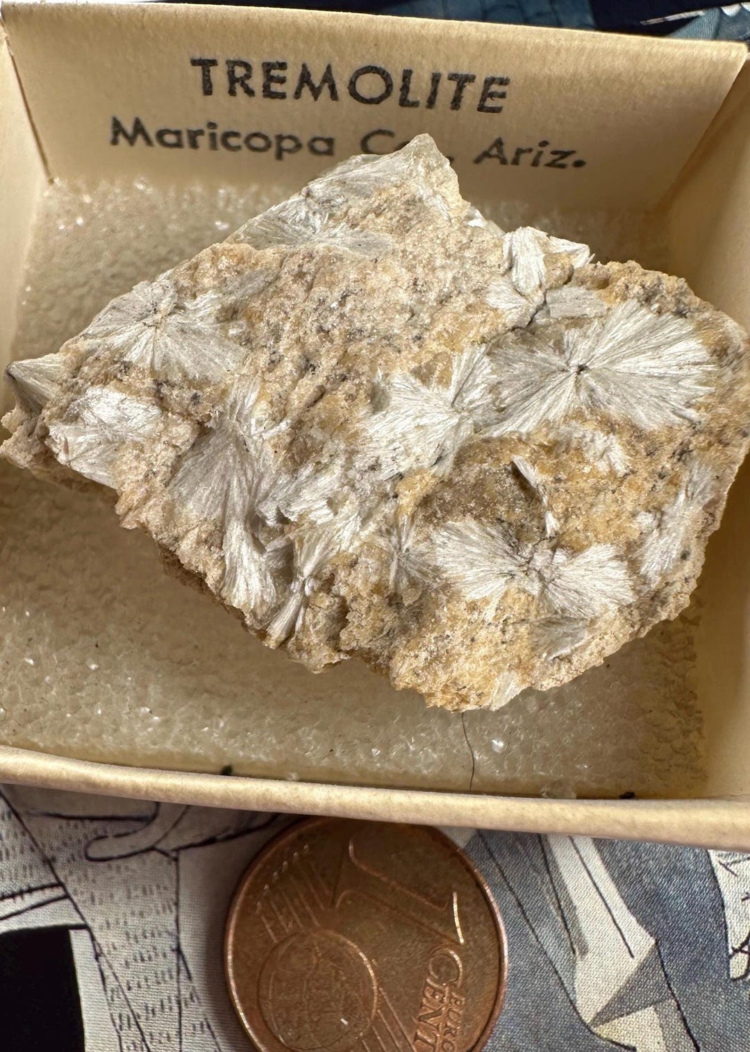 Tremolite Minerals Gemstone Crystal Specimen / New Mexico USA 80s ...