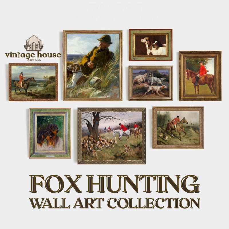 Fox Hunting Gallery Prints - Etsy