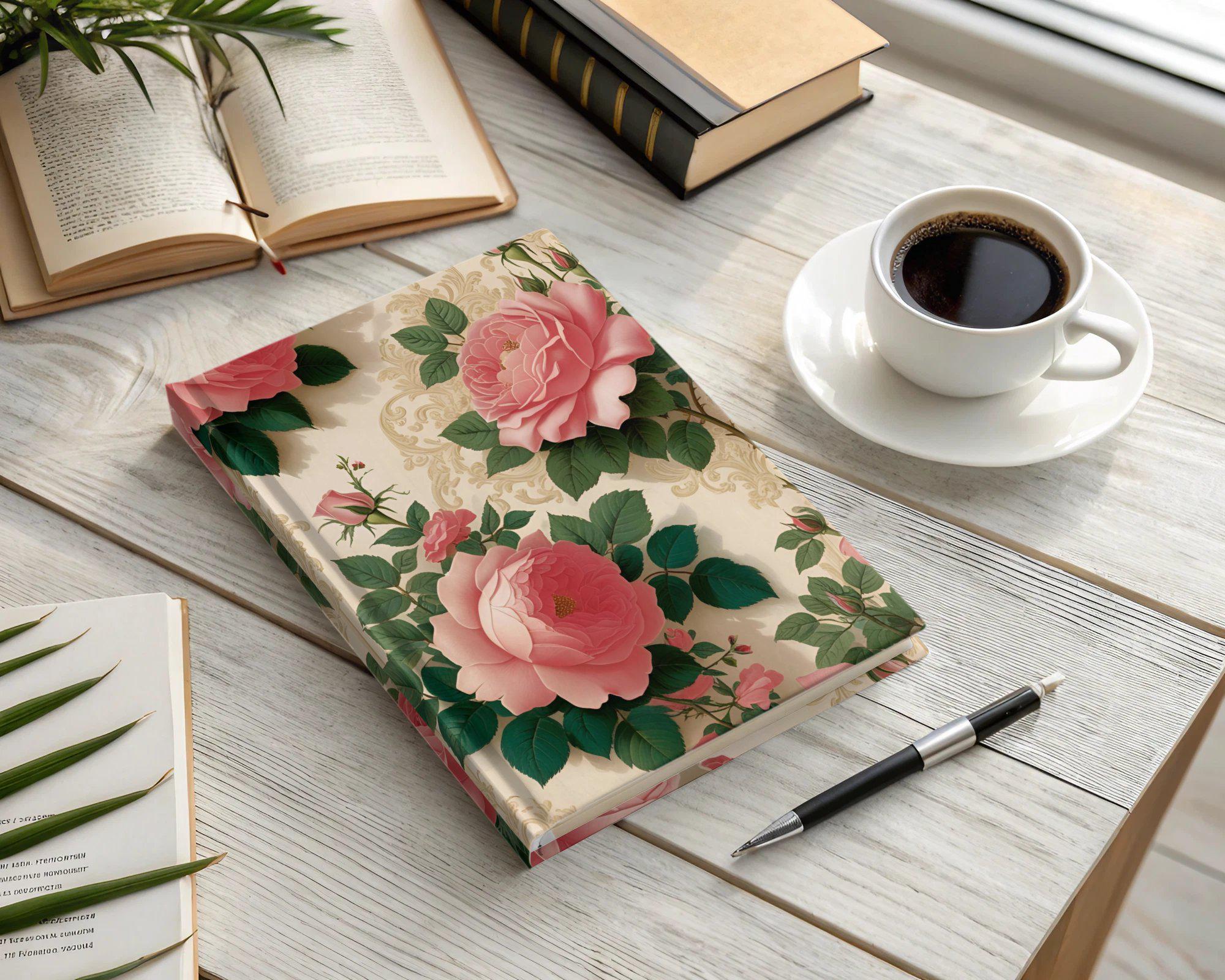 Journal Roses for Her Floral Notebook for Writers Flower Diary for ...