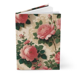 Journal Roses for Her Floral Notebook for Writers Flower Diary for ...
