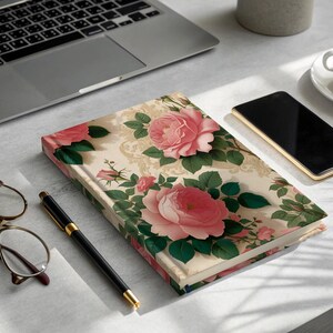 Journal Roses for Her Floral Notebook for Writers Flower Diary for ...