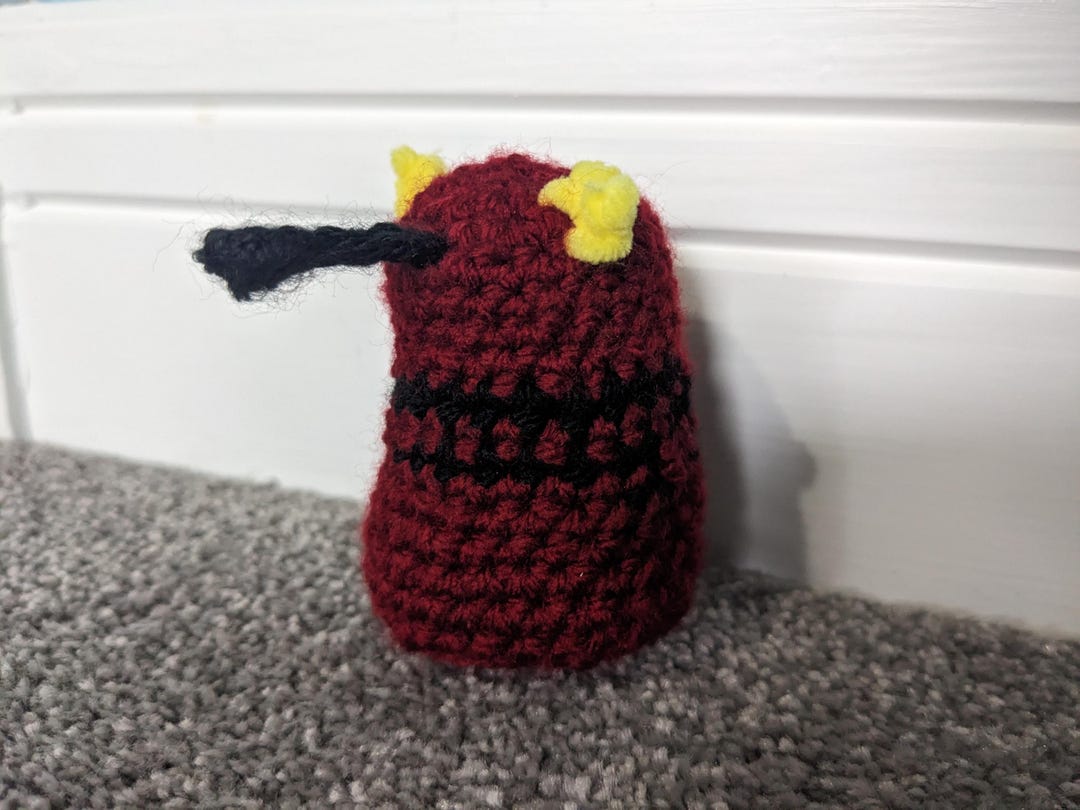 Easy Crochet Dalek PDF Pattern Amigurumi DOCTOR WHO - Etsy