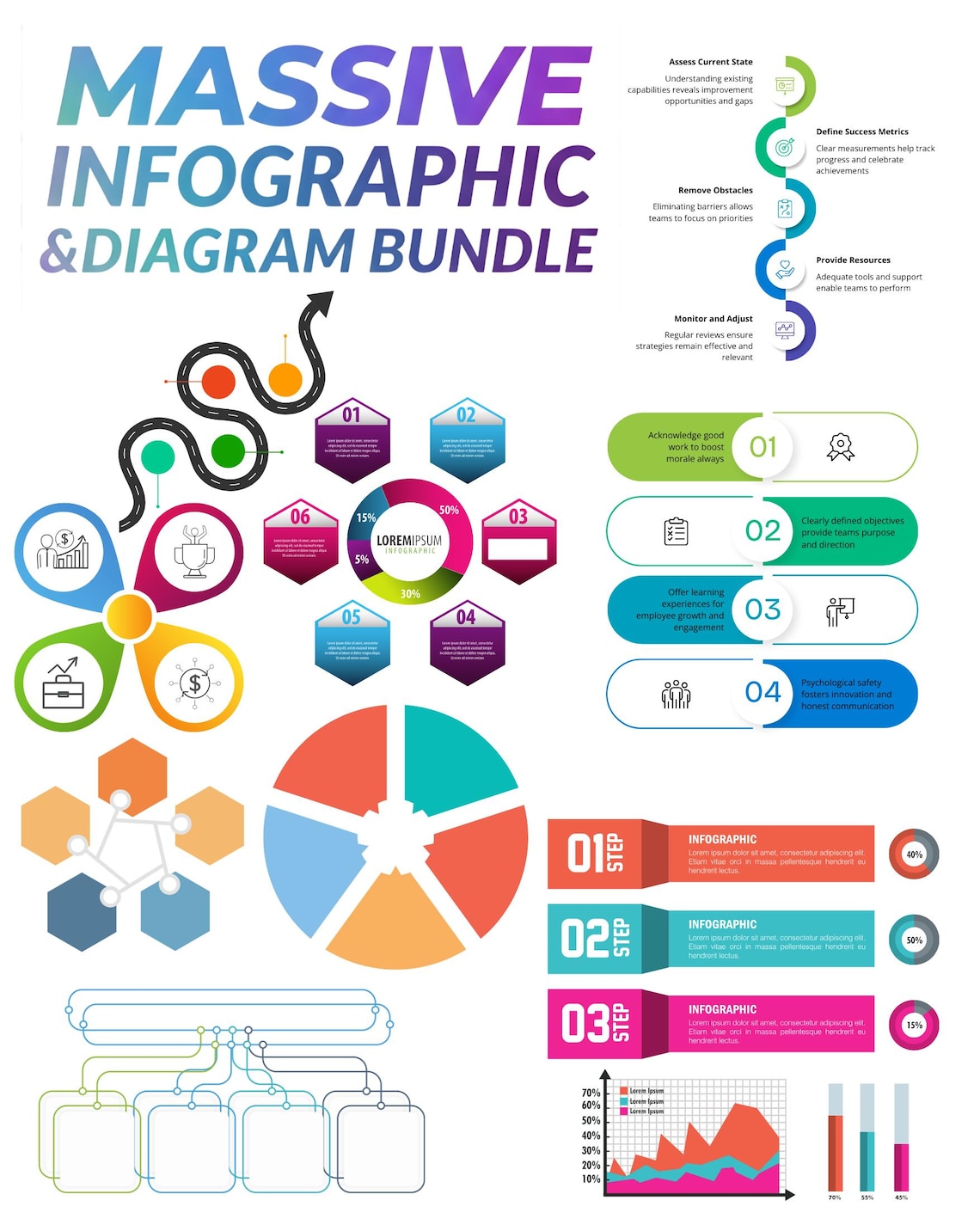 Template Bundle Fully Editable Templates | Advanced Infographic ...