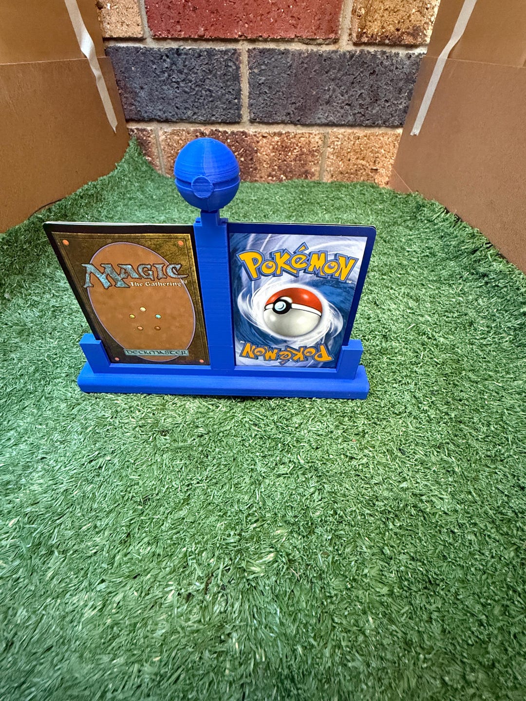 Double Pokeball TCG Stand - Etsy