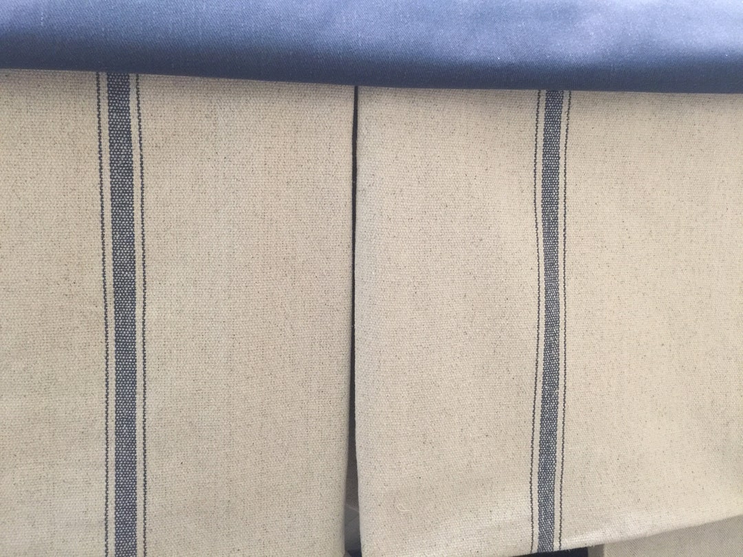 Tailored Dust Ruffle Farmhouse or Belgian Linen | Performance Fabric ...