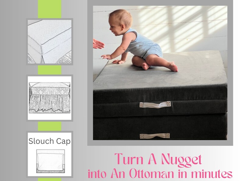 Nugget Couch Cover or Chunk Ottoman Cover | Cover for the Nugget Couch ...