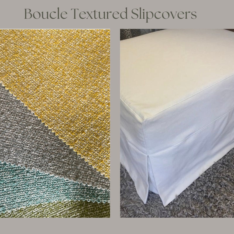 Ottoman Slipcover - Etsy