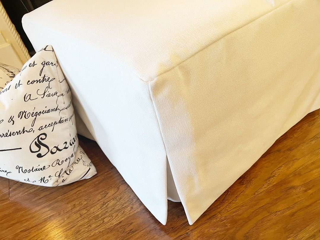 Clean Line Modern Pleated Corner Ottoman - Etsy