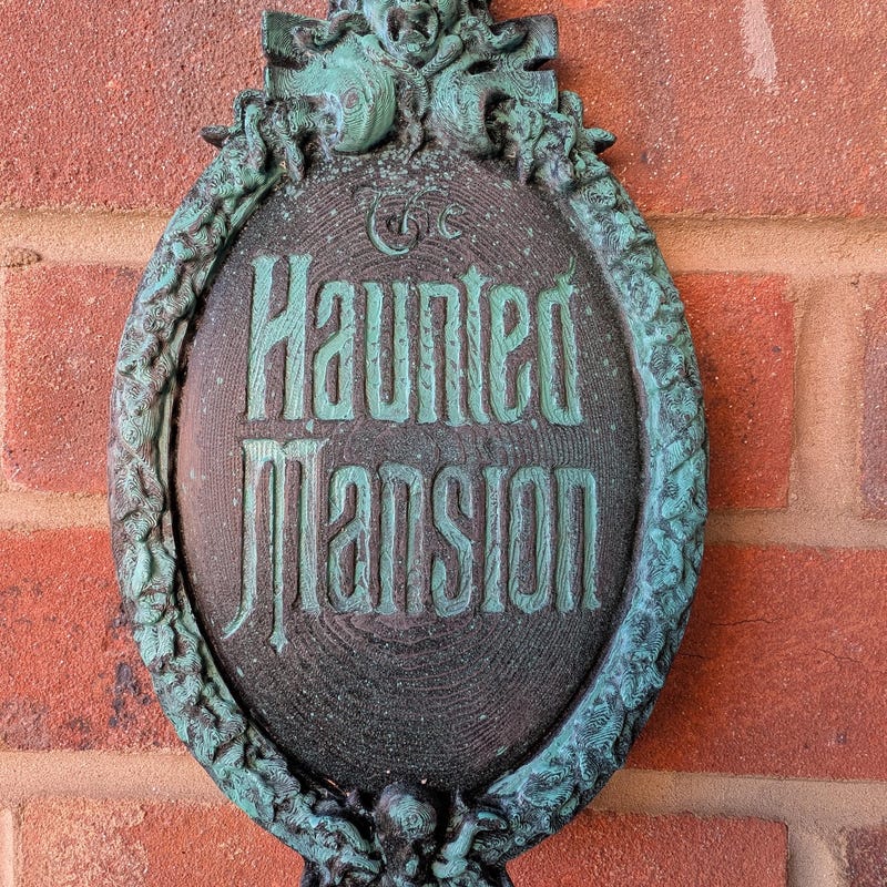 Haunted Mansion Plaque - Etsy
