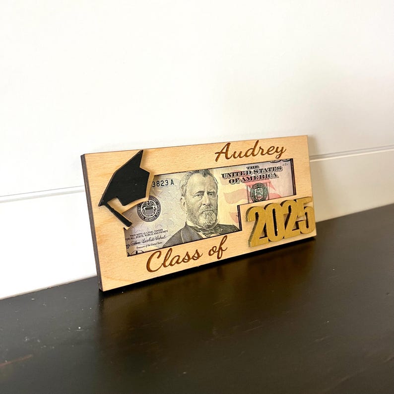 Graduation Card, Personalized Graduation Gift, Money Holder, Custom ...