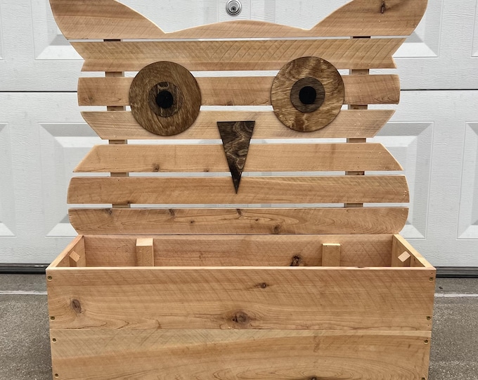 Owl Planter Box, Digital Build Plans, Owl Planter Material List, Cut ...