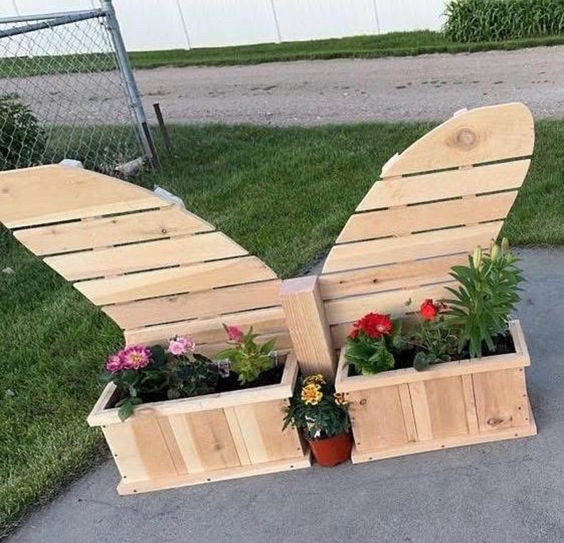 Butterfly Planter Box Build Plans: DIY Garden Decor (digital Download ...