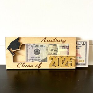 Graduation Card, Personalized Graduation Gift, Money Holder, Custom ...