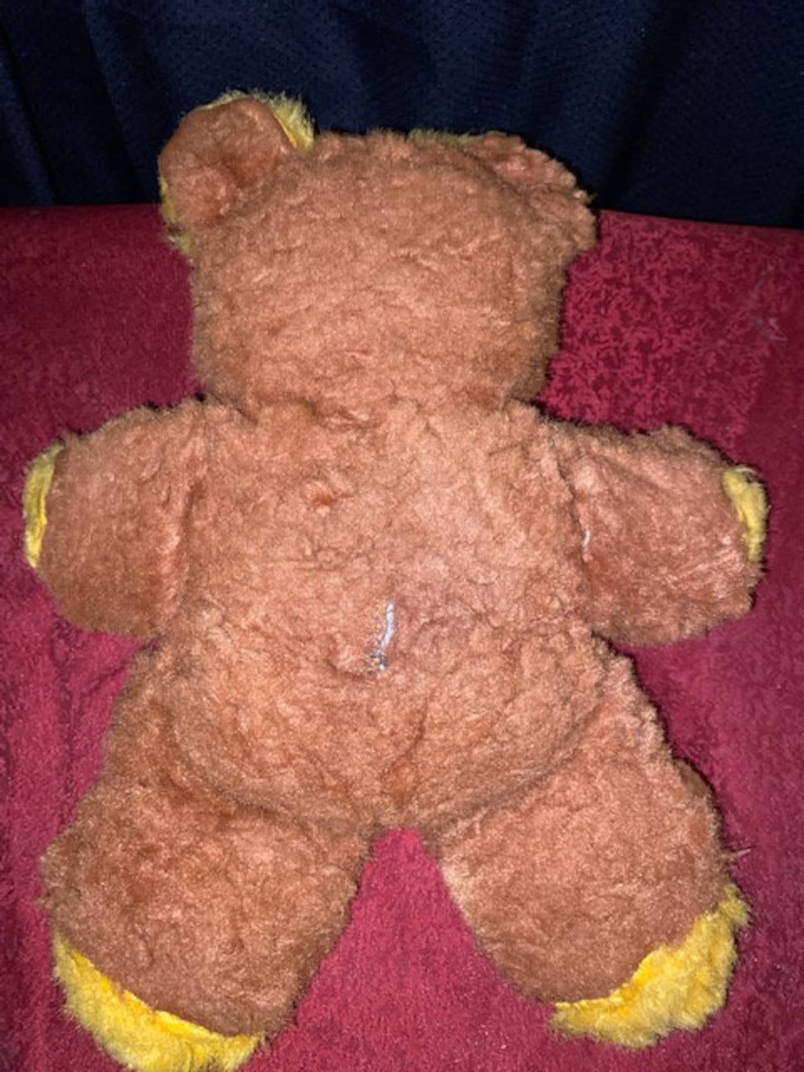 Vintage 1950s Rushton Rubber Face Teddy Bear Music Box (no Wind up ...