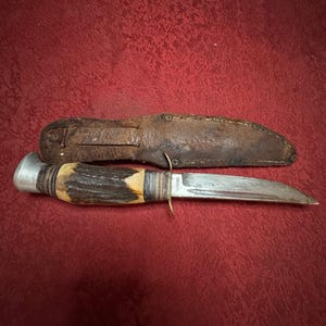 Olsen Knife Company Solingen Germany Collectible Bone Handle Knife ...