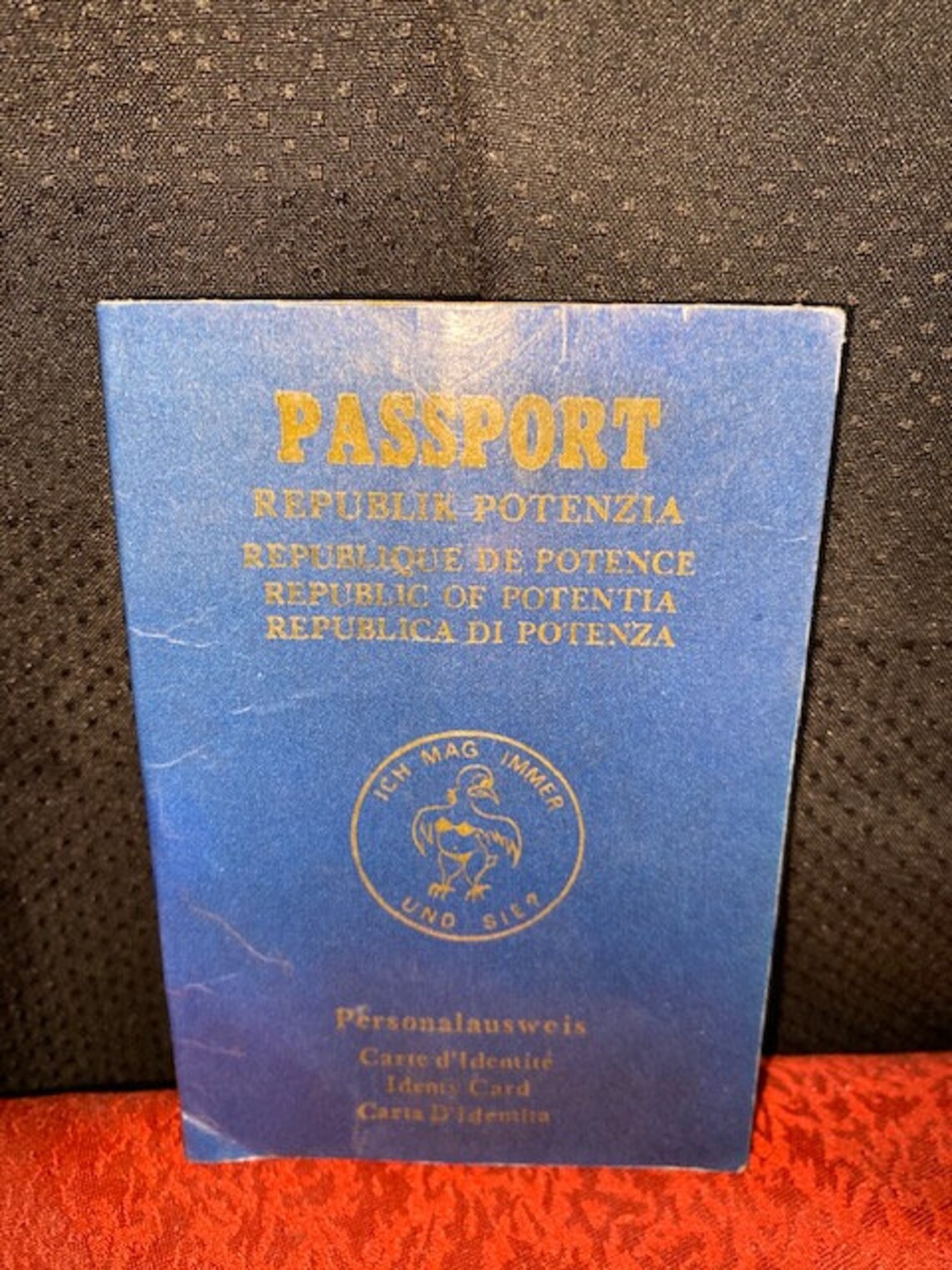 Passport Gag Gift Adult Novelty Joke Pop-up Card Make Love Not War ID ...