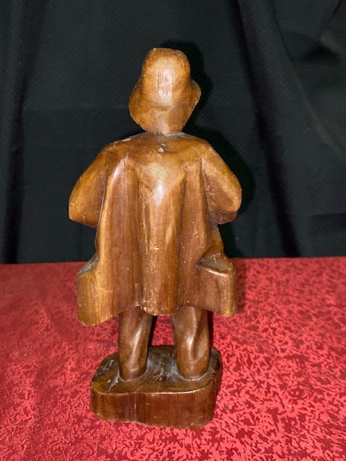 Hand Carved Wooden Hobo Statue - 7 1/2" Tall - Etsy