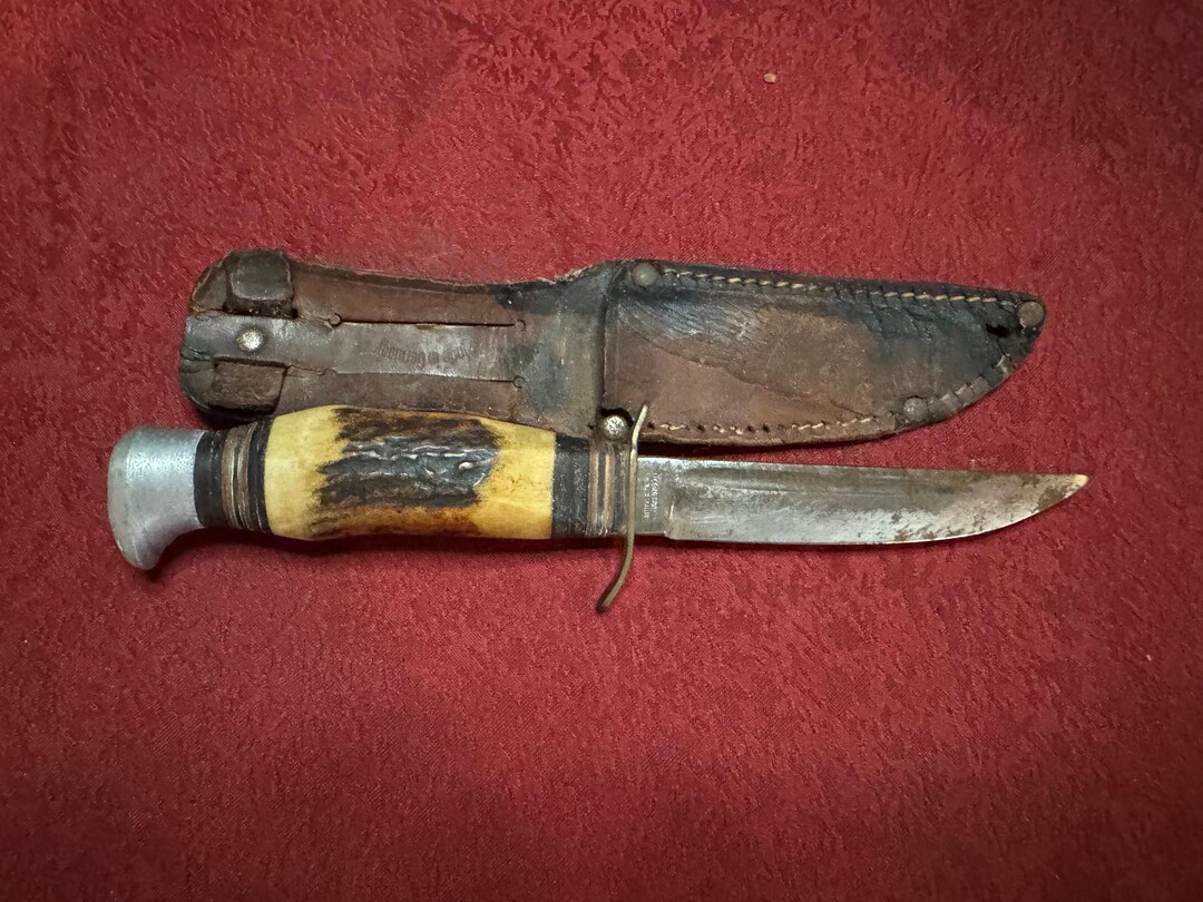 Olsen Knife Company Solingen Germany Collectible Bone Handle Knife ...