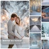 Winter Digital Paper, Winter Woodland Wonderland, Christmas Digital ...